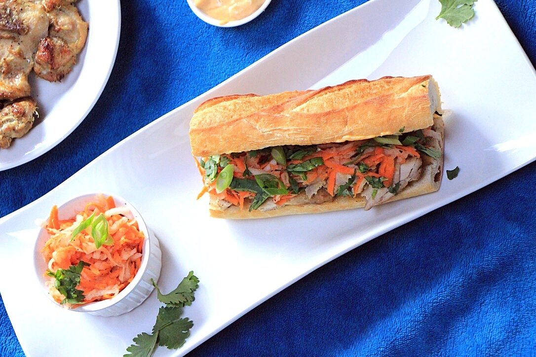 Chicken Banh Mi Sandwich - Aroma and Essence