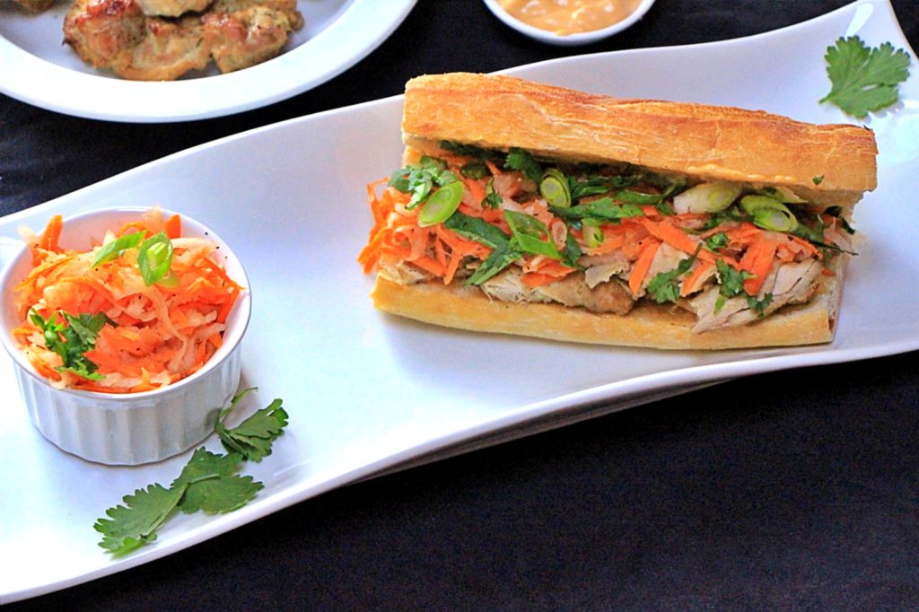Chicken Banh Mi Sandwich - Aroma and Essence